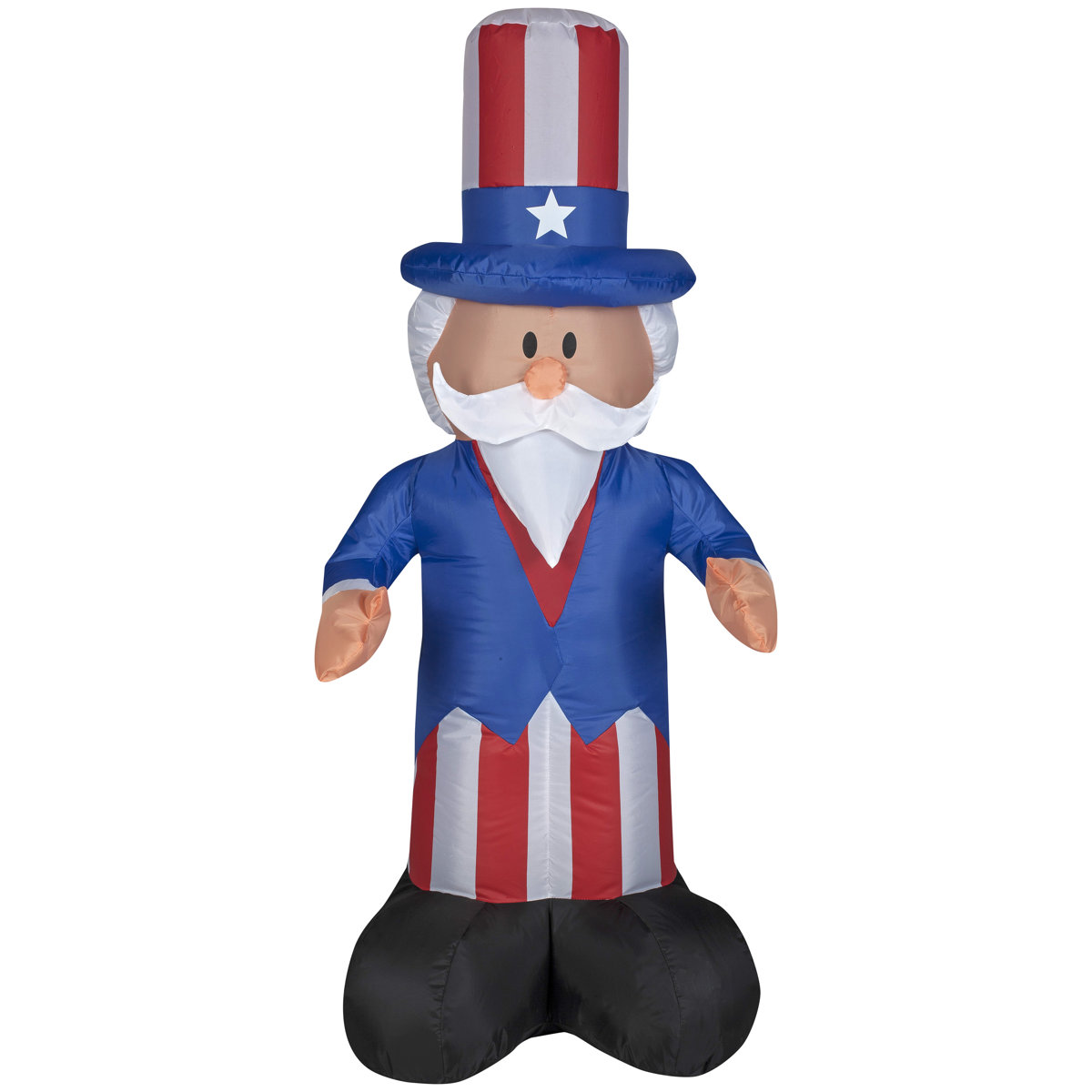 The Holiday Aisle® 4 ft. Inflatable Uncle Sam & Reviews | Wayfair