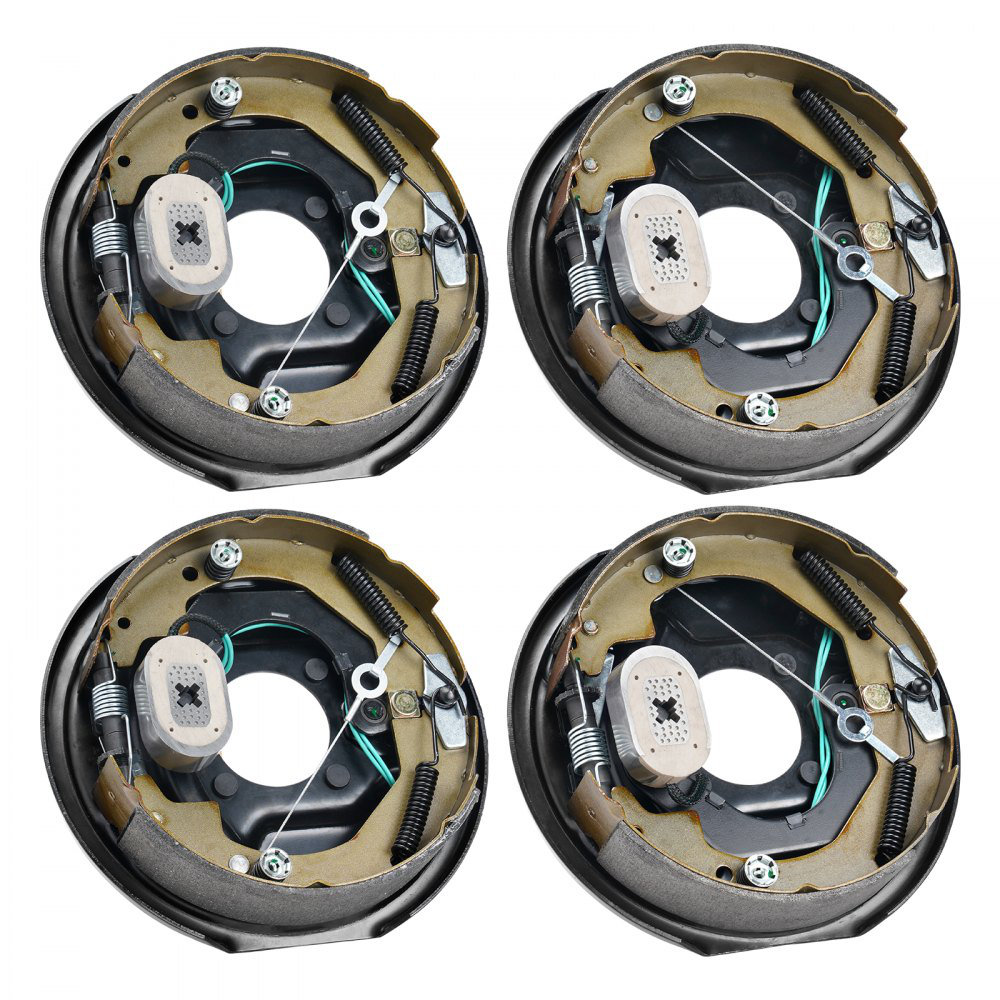 VEVOR Electric Trailer Brake Assembly, Self-Adjusting Electric Brakes Kit for 7000 lbs Axle, 5 ...