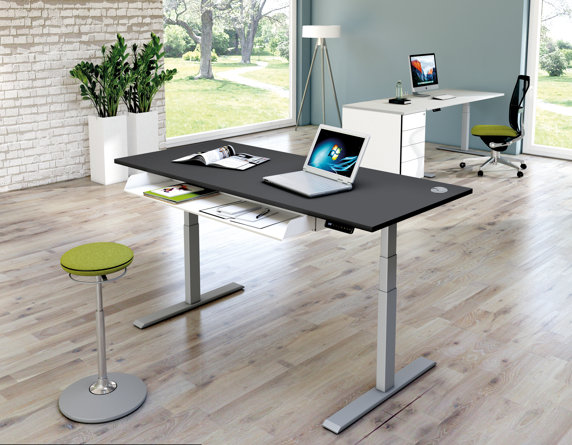 Inbox Zero Height adjustable standing desk | Wayfair.co.uk