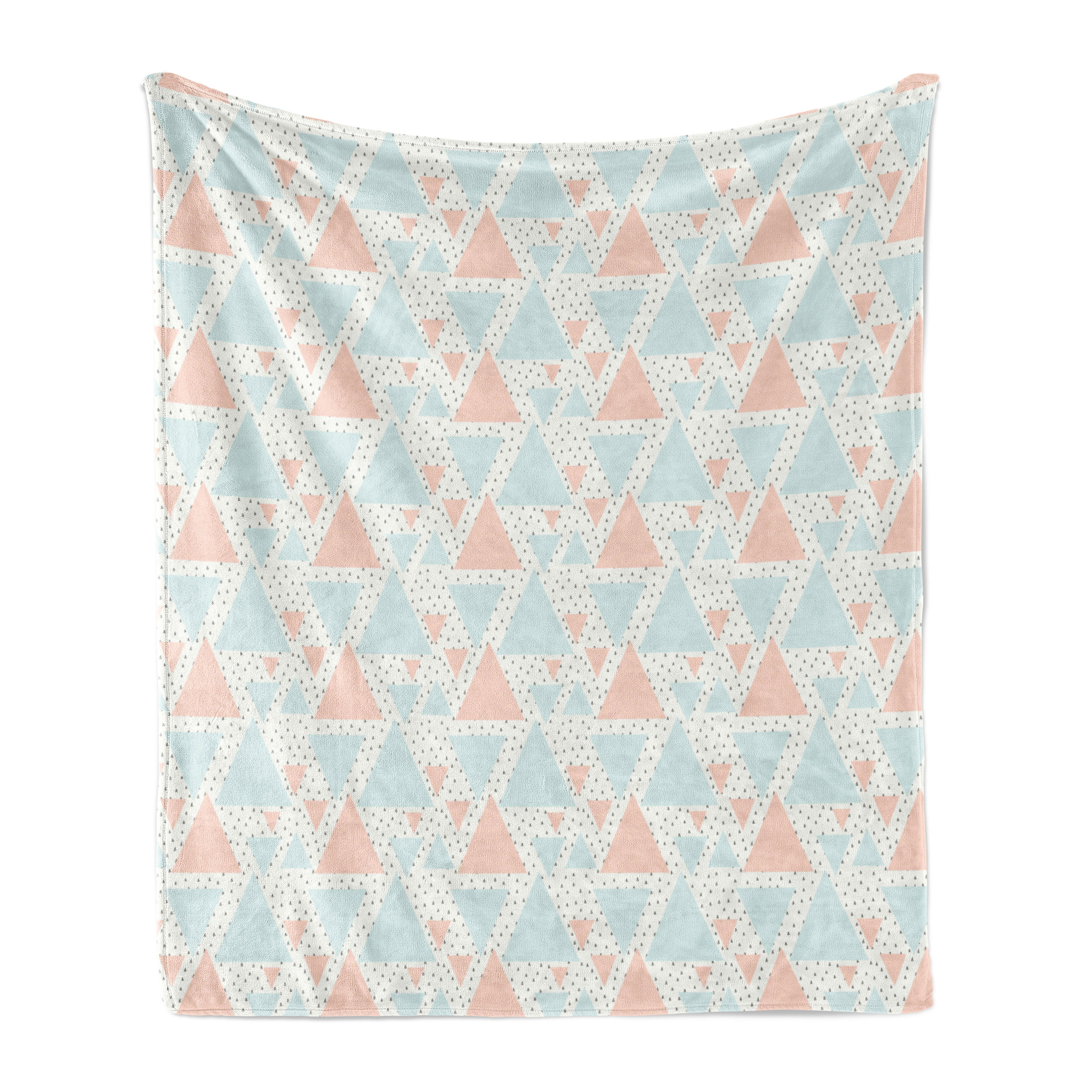 Ambesonne Neutral Color Throw Blanket Pastel Art Deco Forms Peach Pale ...