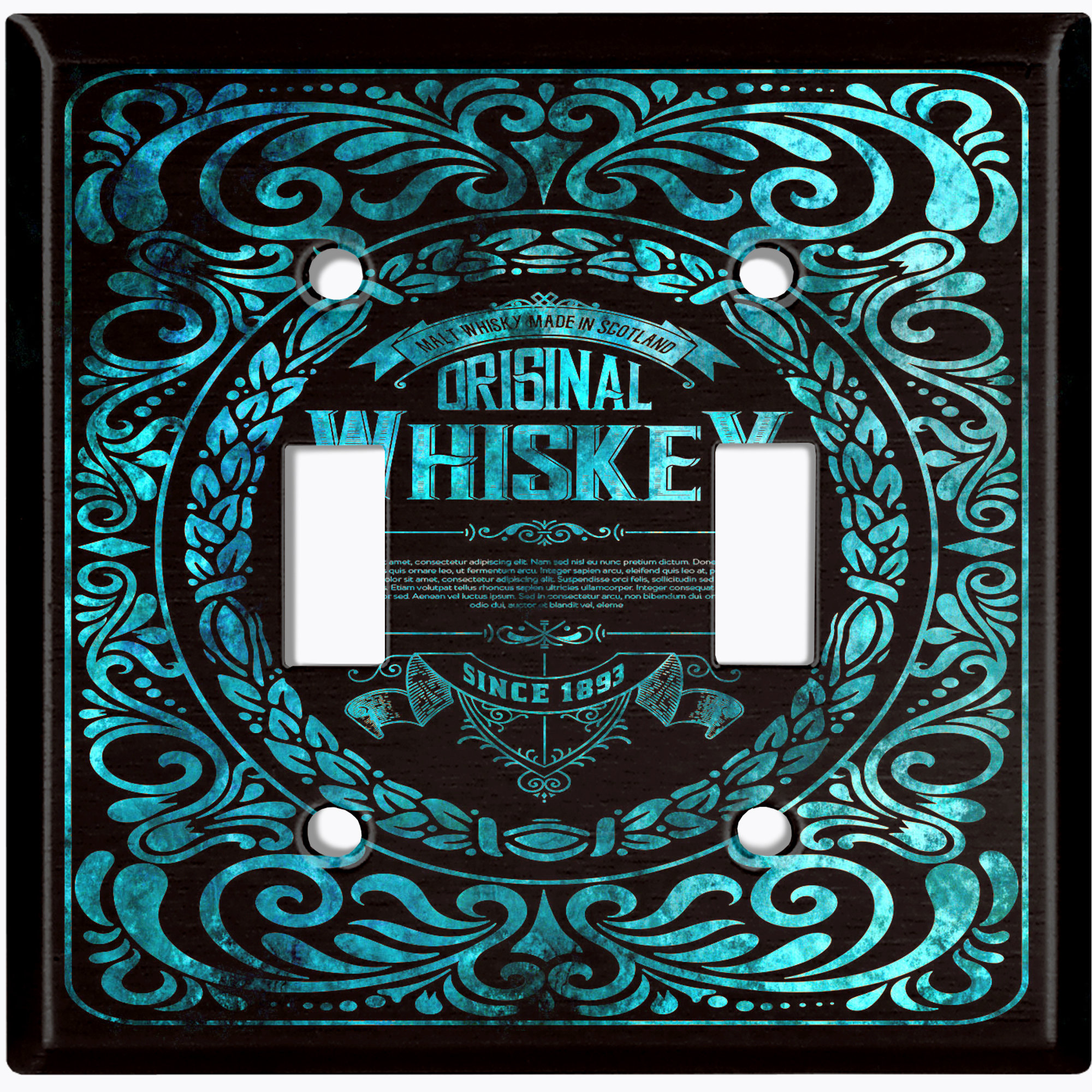 WorldAcc Metal Light Switch Plate Outlet Cover (Vintage Scottish ...