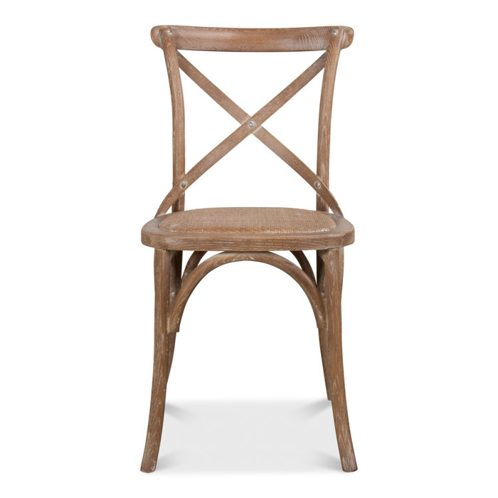Gracie Oaks Robards Cross Back Side Chair & Reviews | Wayfair