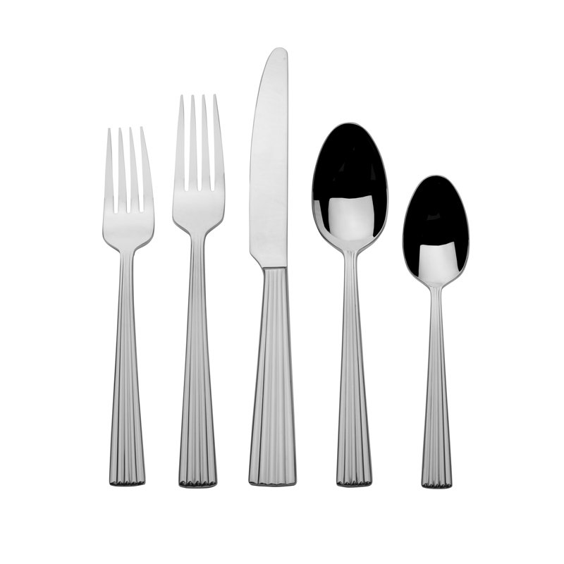 Mikasa Oaklyn 20-Pc Flatware Set, Stainless Steel, Service For 4 | Wayfair
