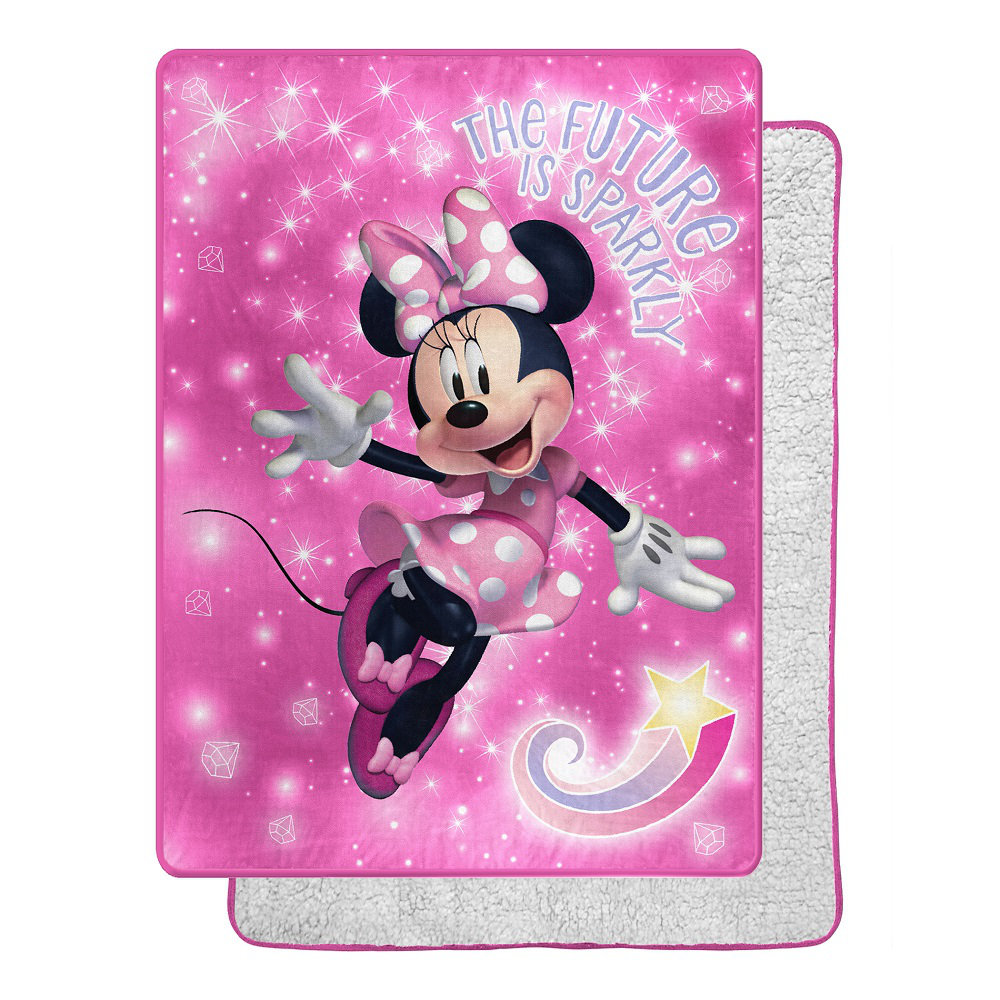 Northwest Disney Minnie Sparkles Throw | Wayfair