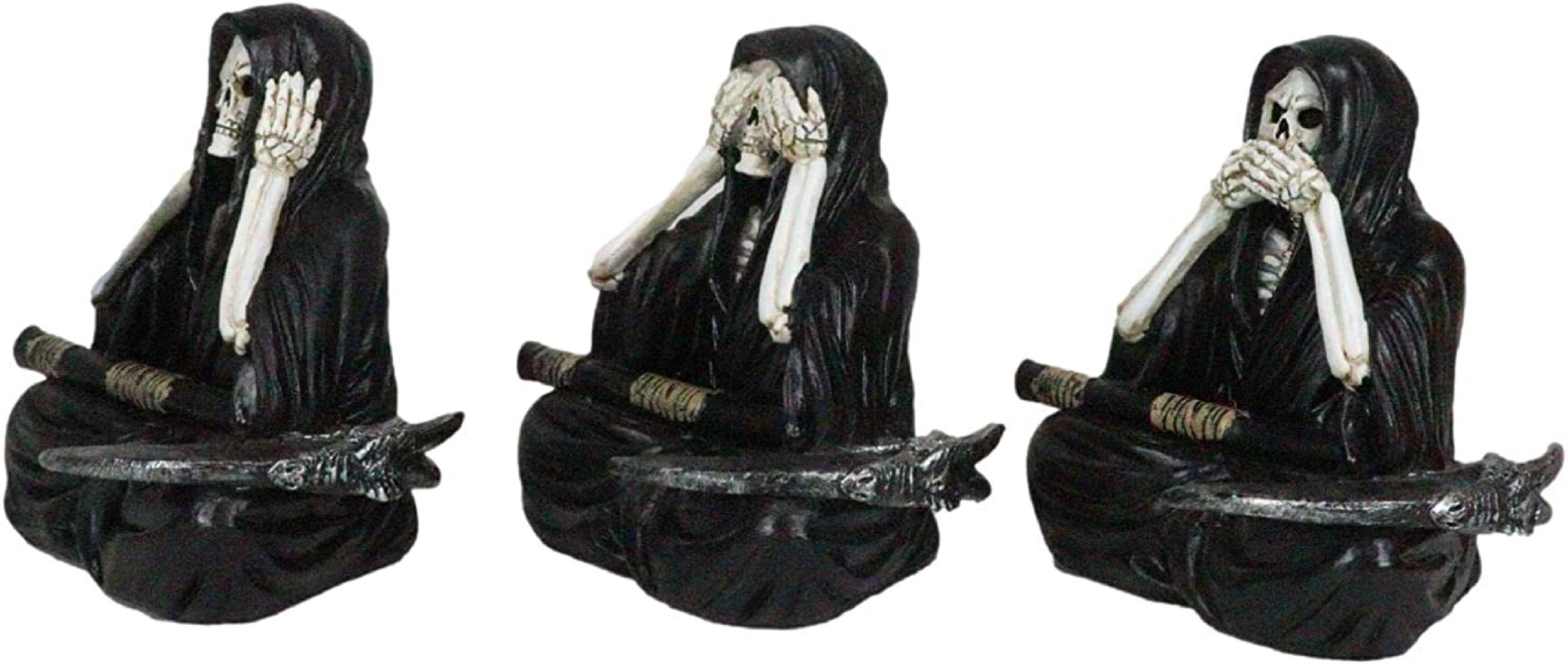 The Holiday Aisle® Gothic Alchemy Necromancy Magic See Hear Speak No ...