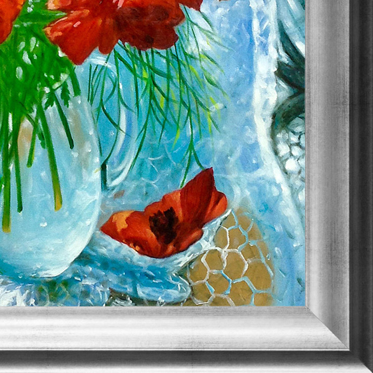 Vault W Artwork Still Life With Poppies Reproduction Framed On Canvas ...