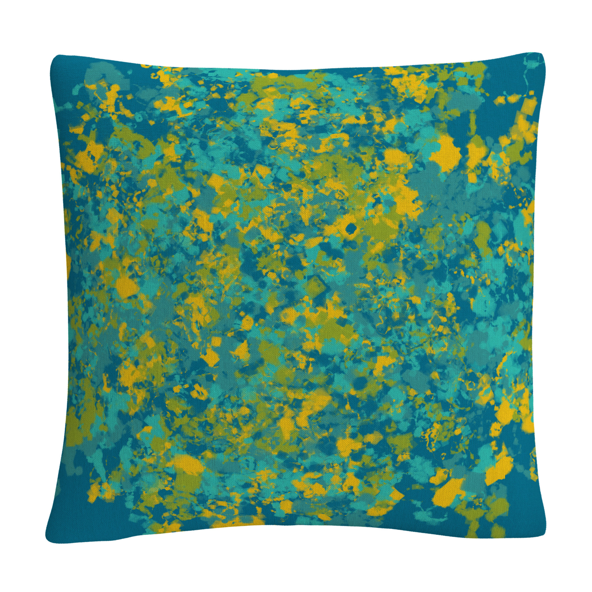 Trademark Fine Art Abstract Sparks Speckled Splatter Throw Pillow | Wayfair