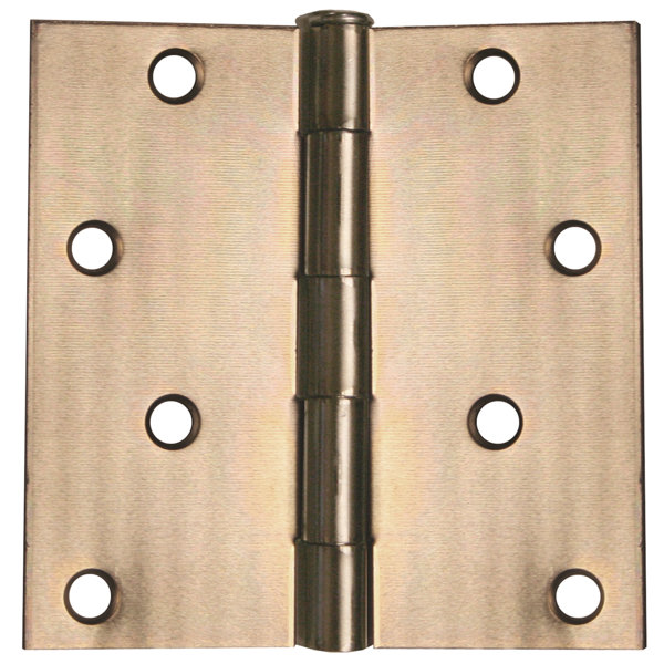 Global Door Controls 4 in. x 4 in. Plain Bearing Steel Hinge | Wayfair