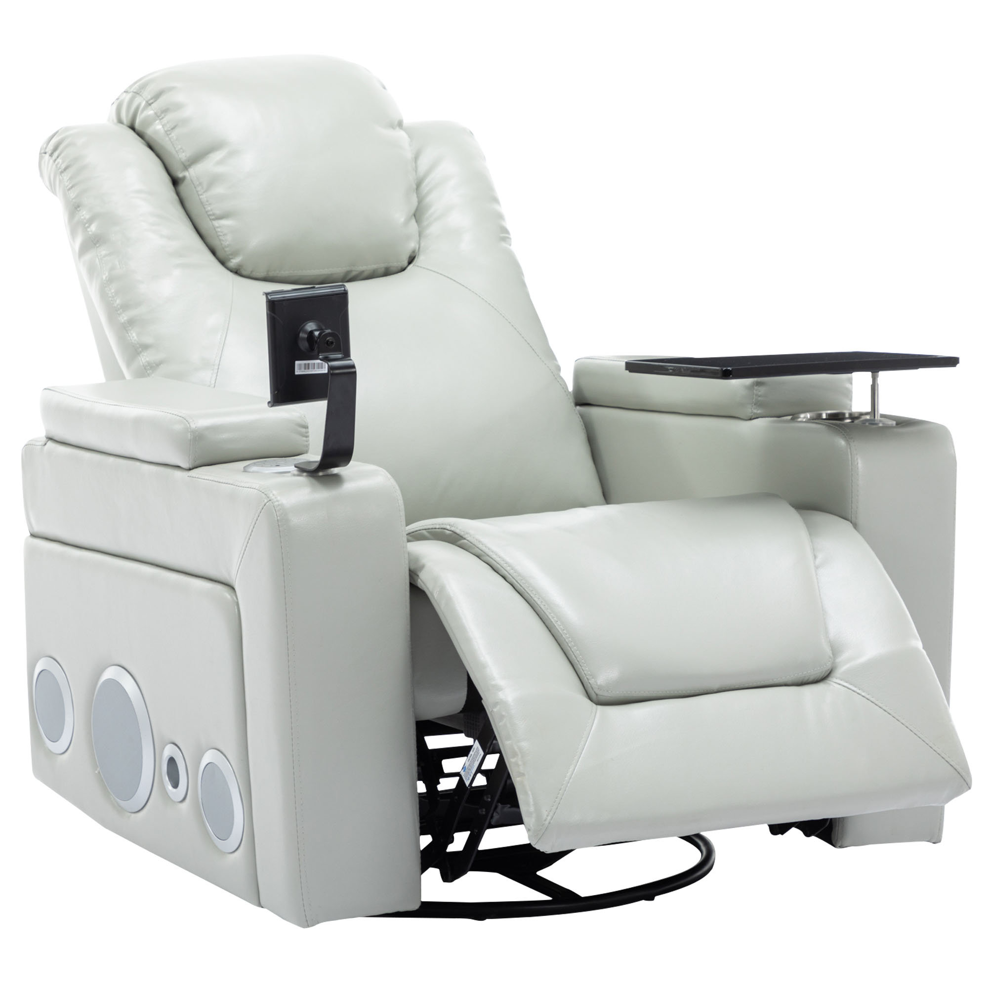 Hokku Designs Weisburgh Multifunctional Power Recliner PU Leather ...