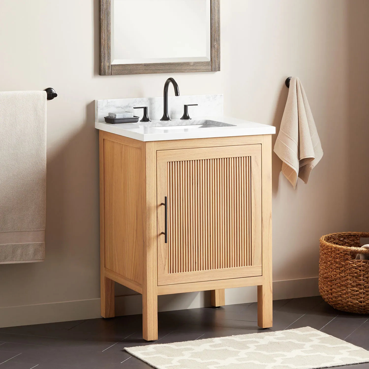 Signature Hardware 24" Ayanna Single Bathroom Vanity Set with ...