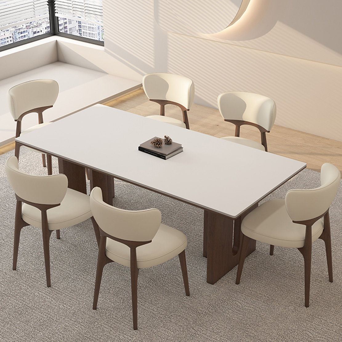 HomeLuxea Simple table and chair combination | Wayfair