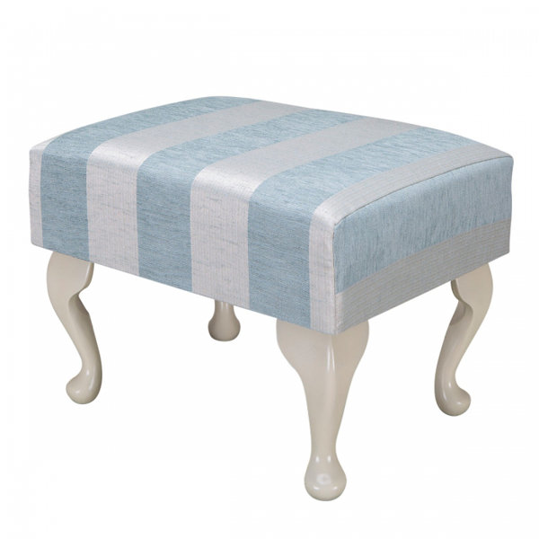 Beaumont 50cm Wide Rectangle Striped Footstool Ottoman | Wayfair.co.uk