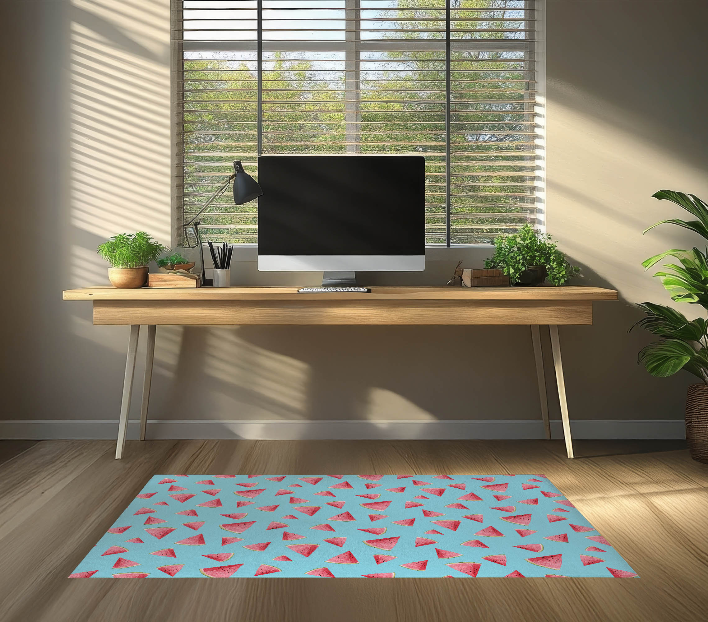 Christopher's Corner Summer Melon Office Mat | Wayfair