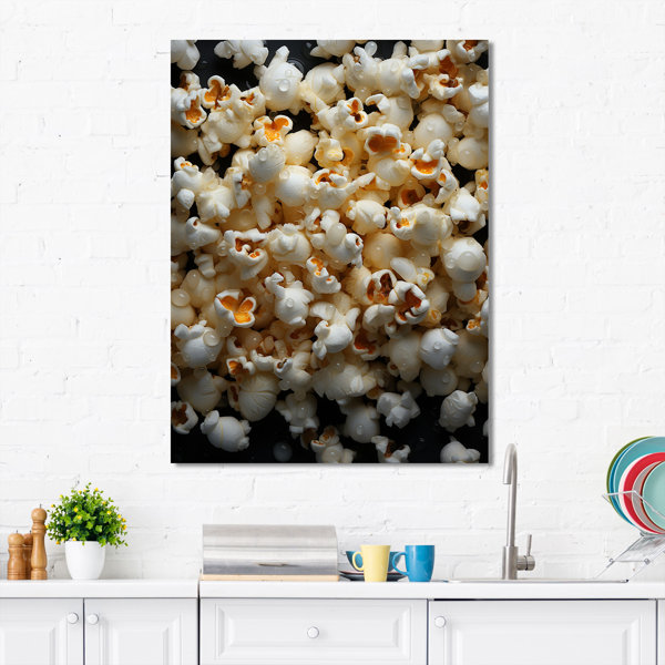 Ebern Designs Screen Popcorn Elegance I - Popcorn Wall Art | Wayfair