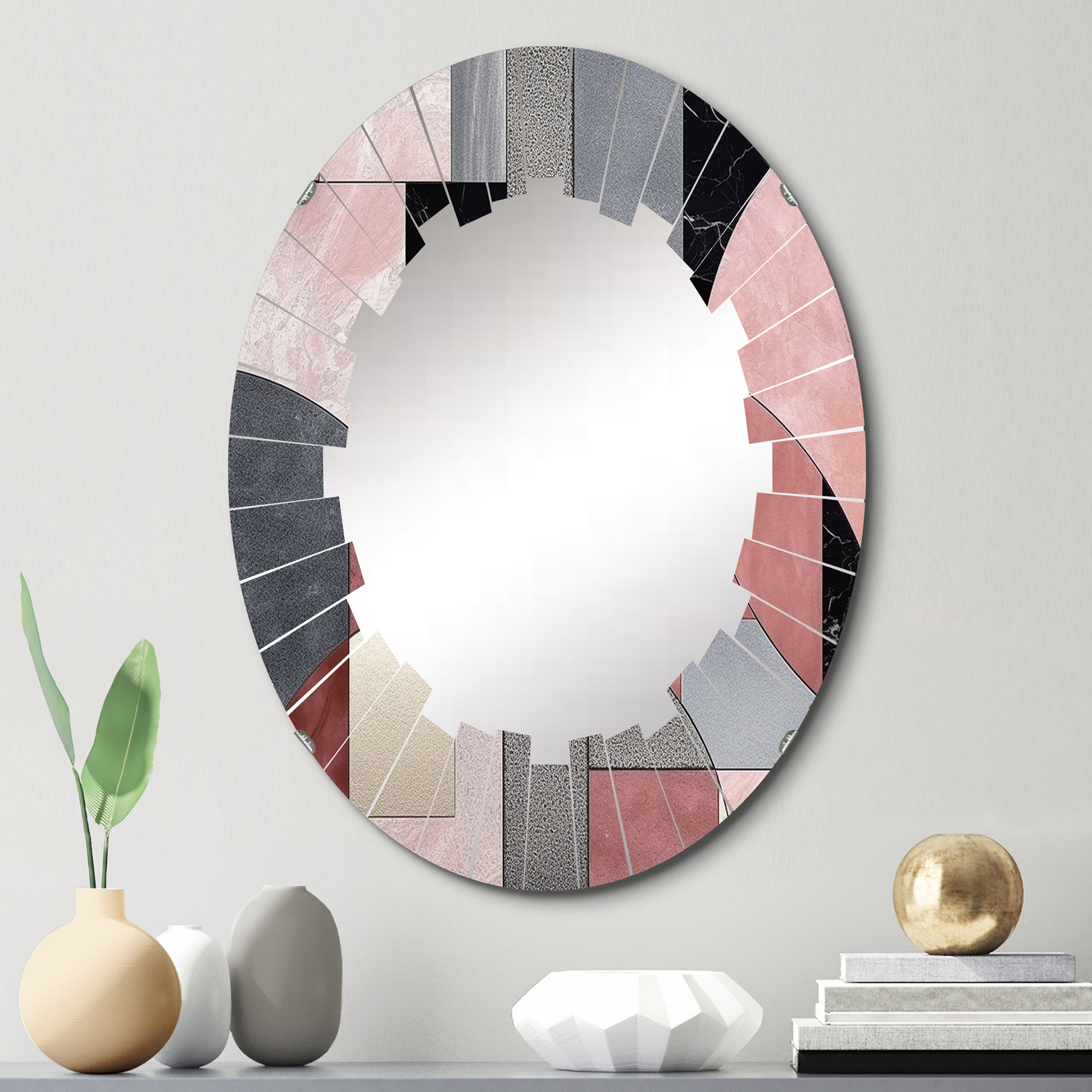 East Urban Home Celado Oval Wall Mirror | Wayfair