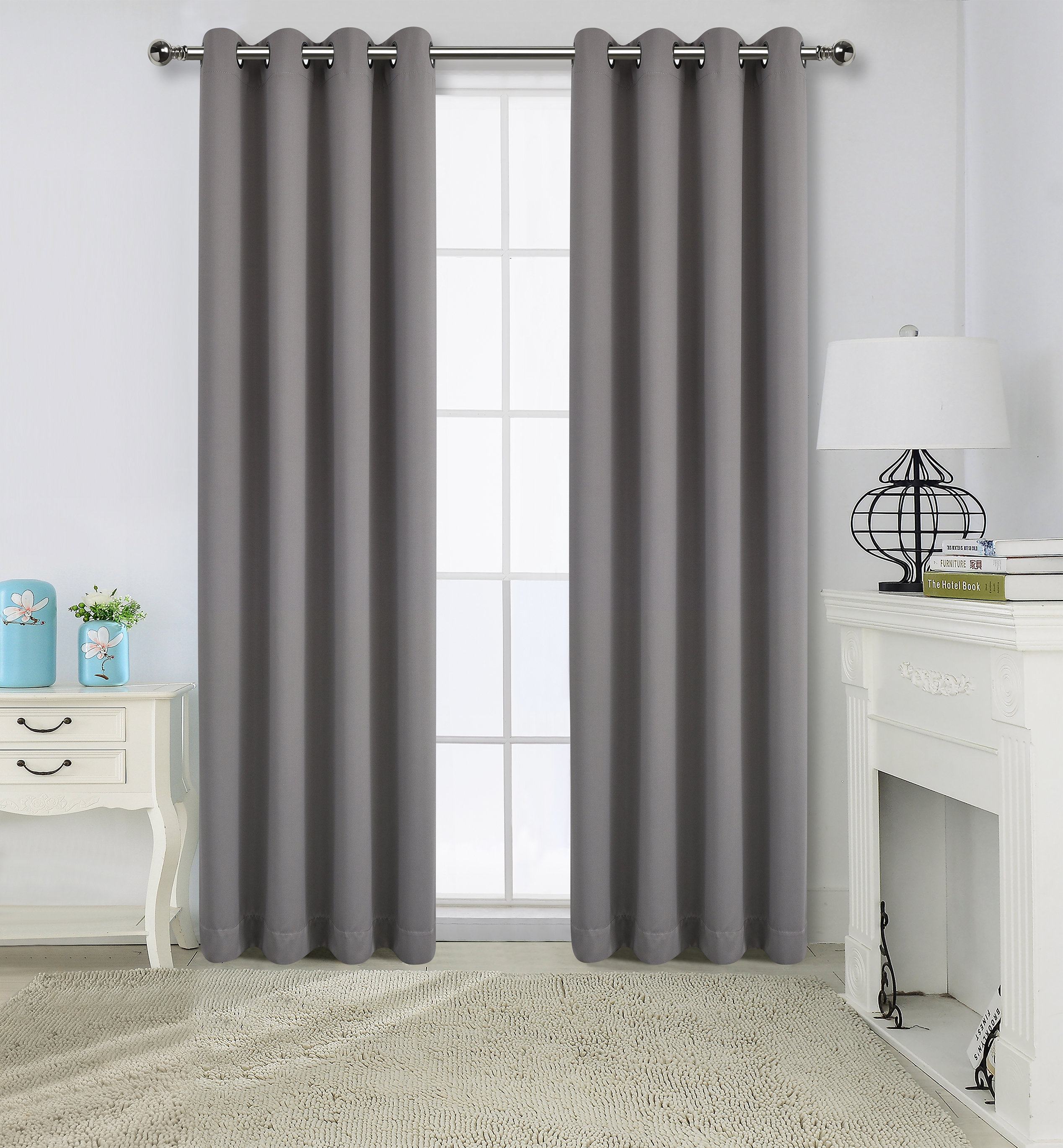 Latitude Run® Fet Polyester Curtain Pair & Reviews | Wayfair