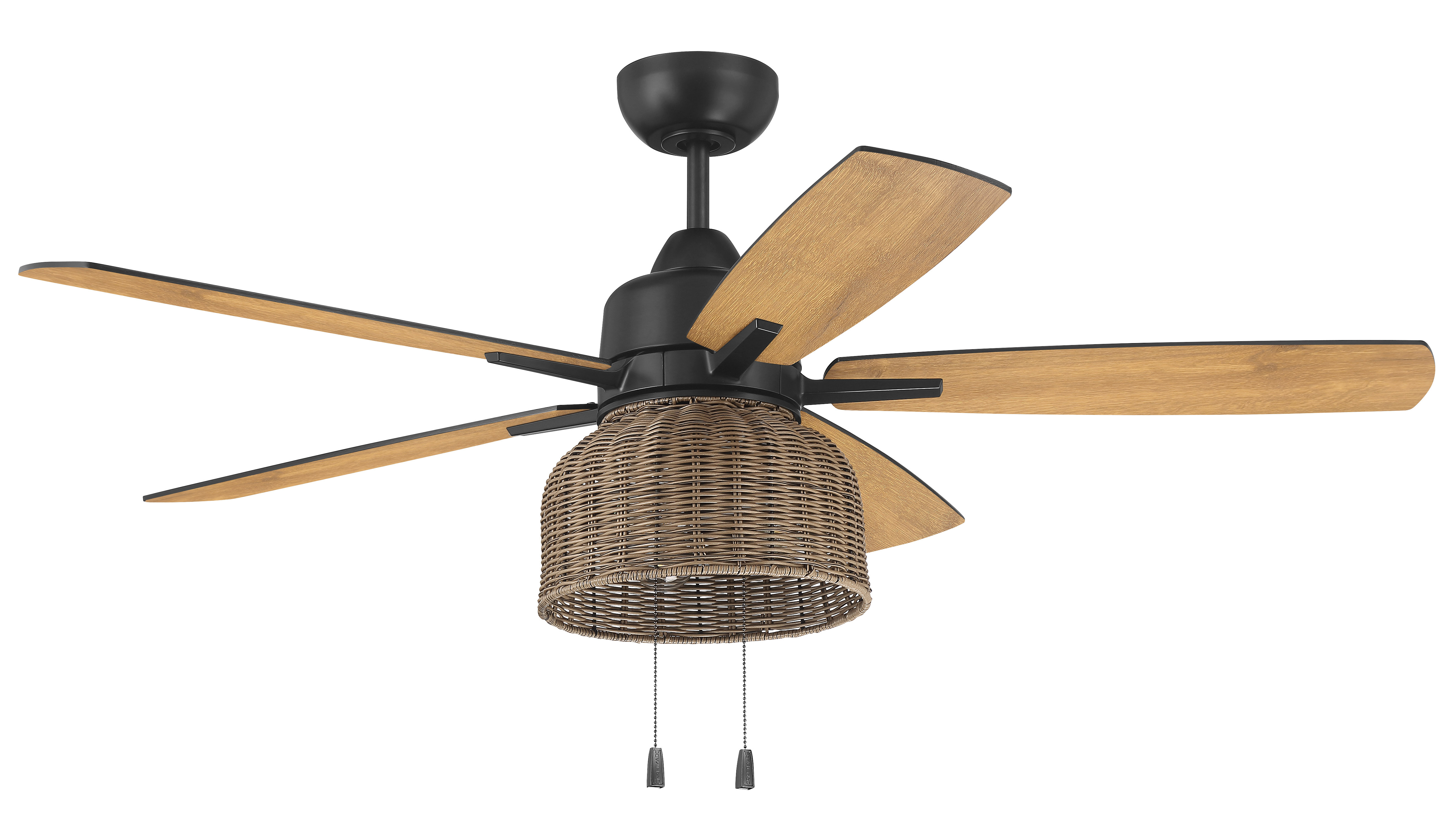 Craftmade 52" 5 - Blade LED Standard Ceiling Fan with Pull Chain and ...