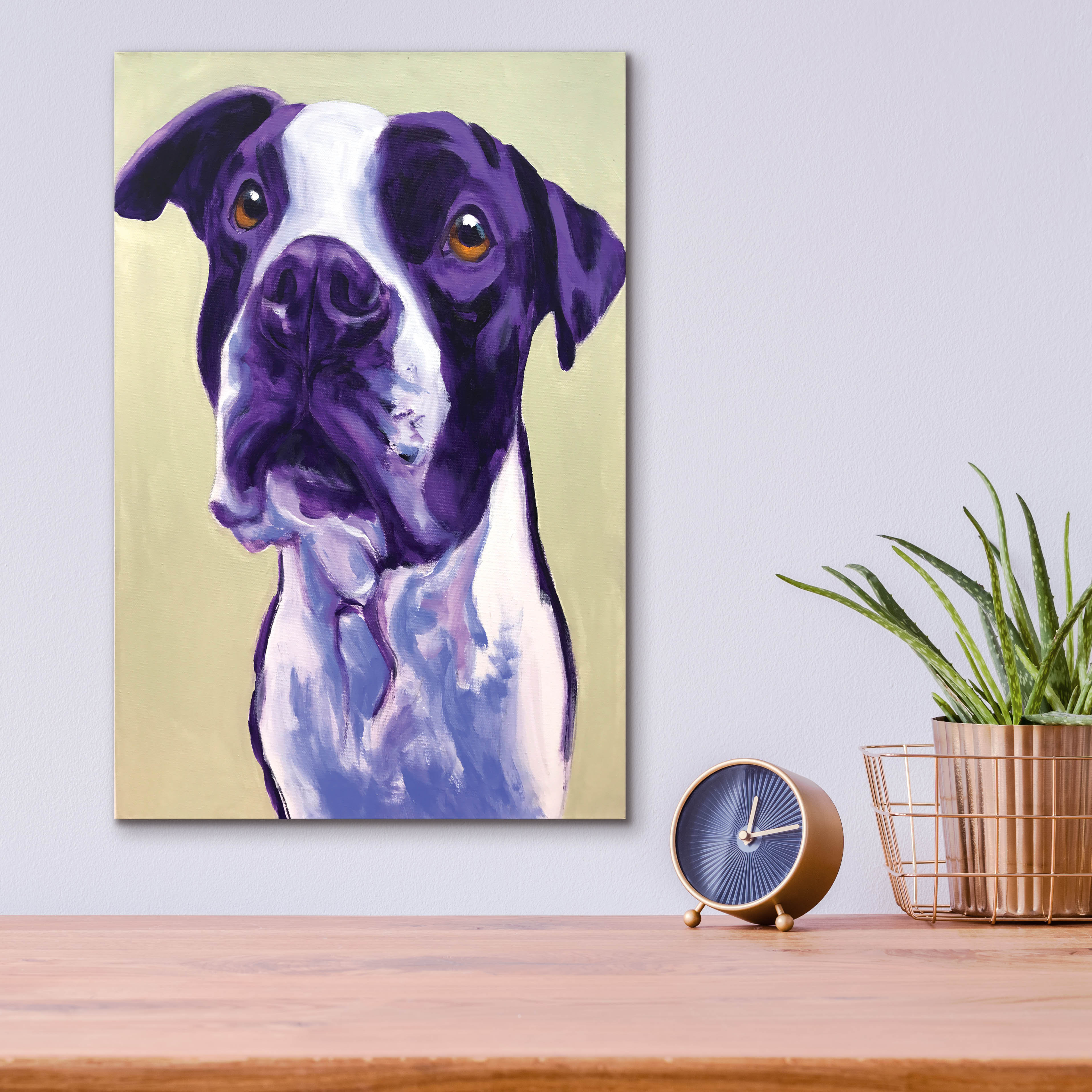 Red Barrel Studio " Pit Bull - David " by Dawg Painter - Wayfair Canada