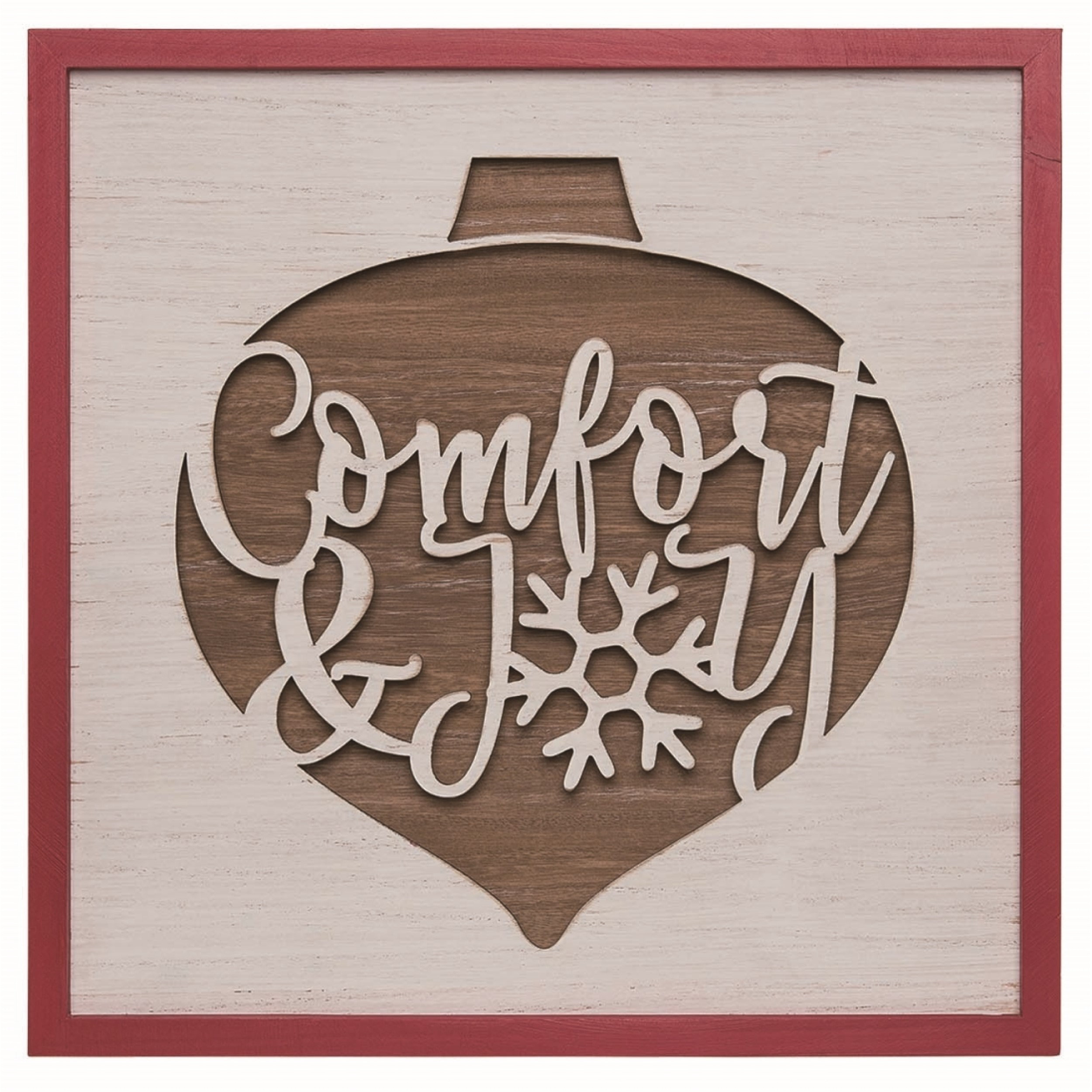 The Holiday Aisle® Wood Laser Cut Decor | Wayfair