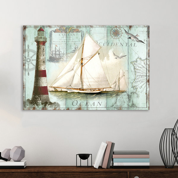 Highland Dunes La Mer: Ship by Tre Sorelle Studios - Graphic Art Print ...