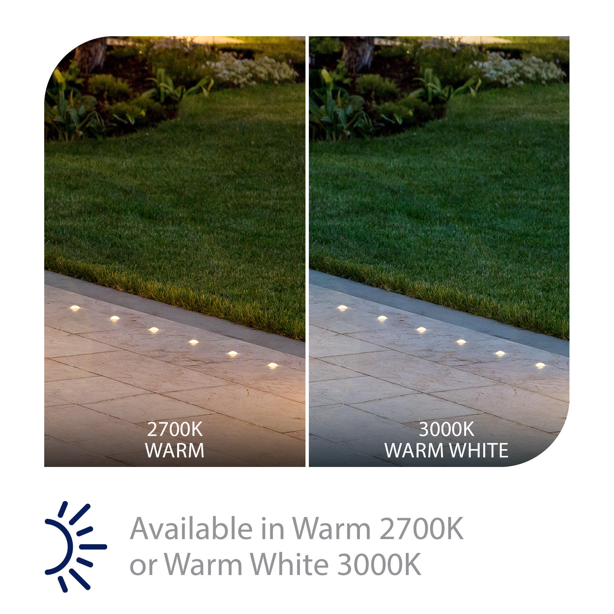 WAC Landscape Lighting Stainless Steel Low Voltage LED Metal Well Light ...