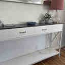 Breakwater Bay Grimball 71" Console Table with 2 Drawers, Long Sofa ...