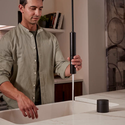 Kohler Purist Suspend Ceiling-Mount Kitchen Faucet Kit | Wayfair