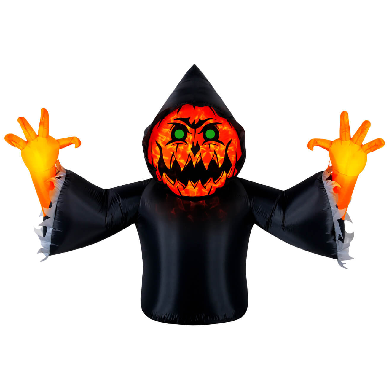 The Holiday Aisle® Halloween 7 Foot Inflatable Pumpkin Reaper With ...