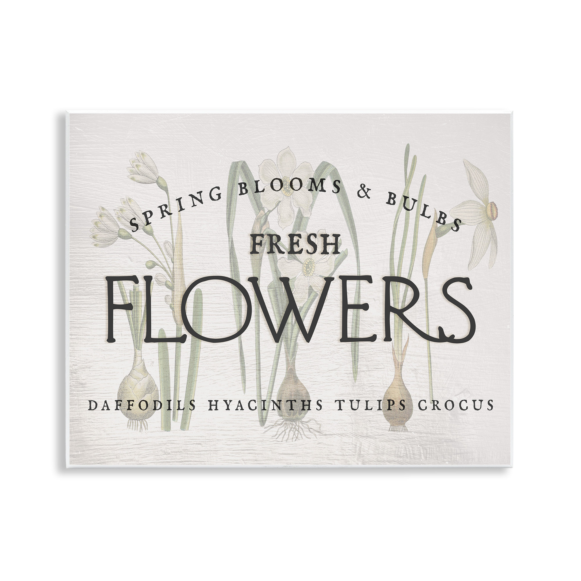 Stupell Industries Fresh Flowers Market Wall Plaque Art by Ziwei Li ...