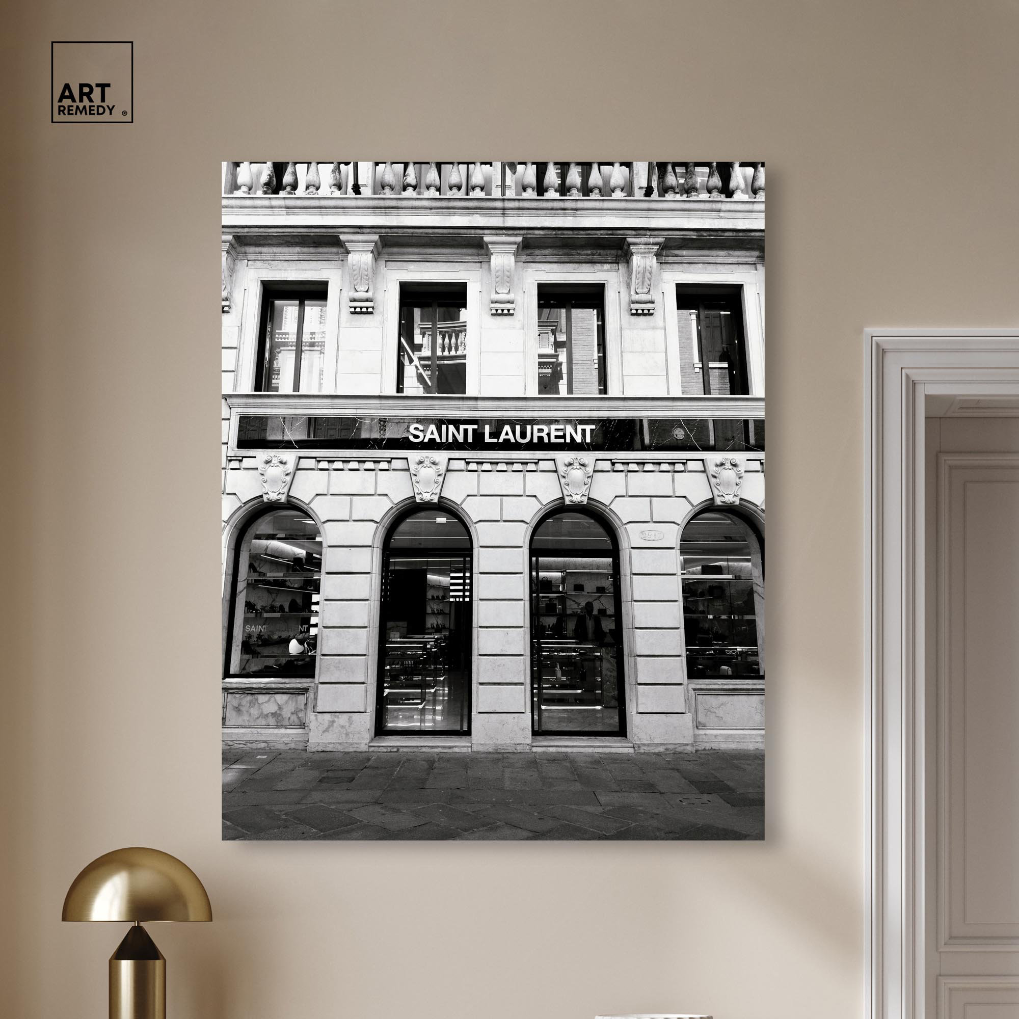 Art Remedy Glam Store front II Canvas Fashion Prints by Art Remedy ...