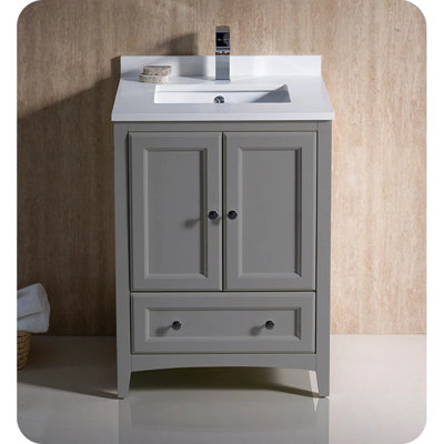 DISAR 24'' Single Bathroom Vanity Base Only | Wayfair