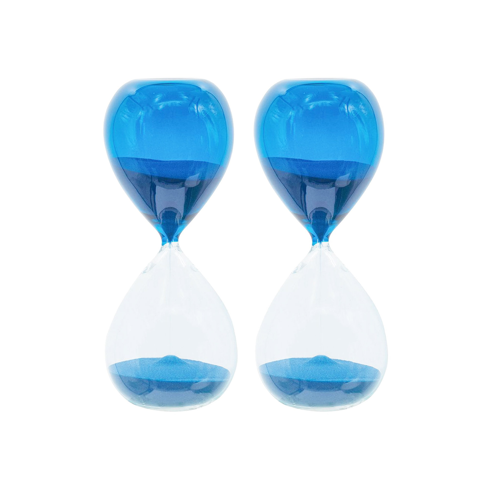 Wrought Studio™ Hourglass Set of 2 3.2"Dia. x 7.9" | Wayfair