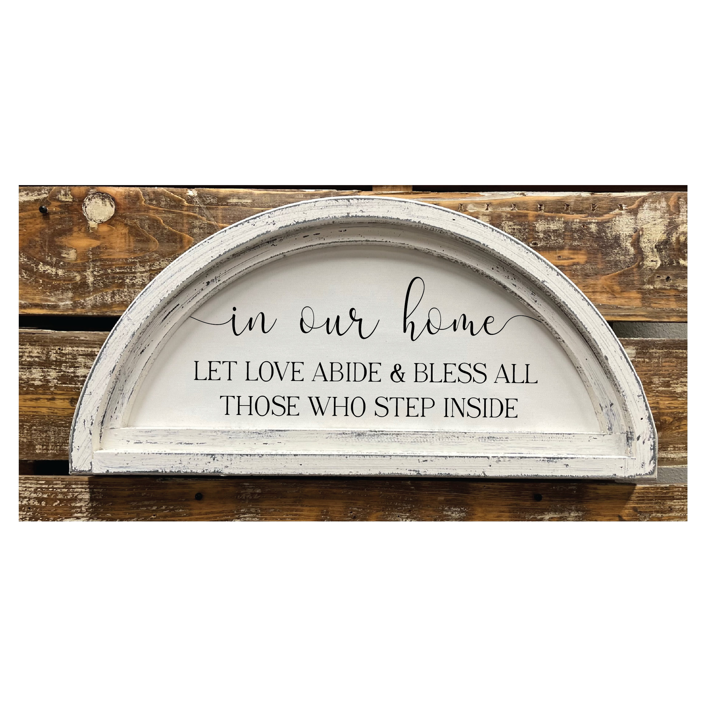 August Grove® In Our Home Let Love Abide - Single Picture Frame Drawing ...