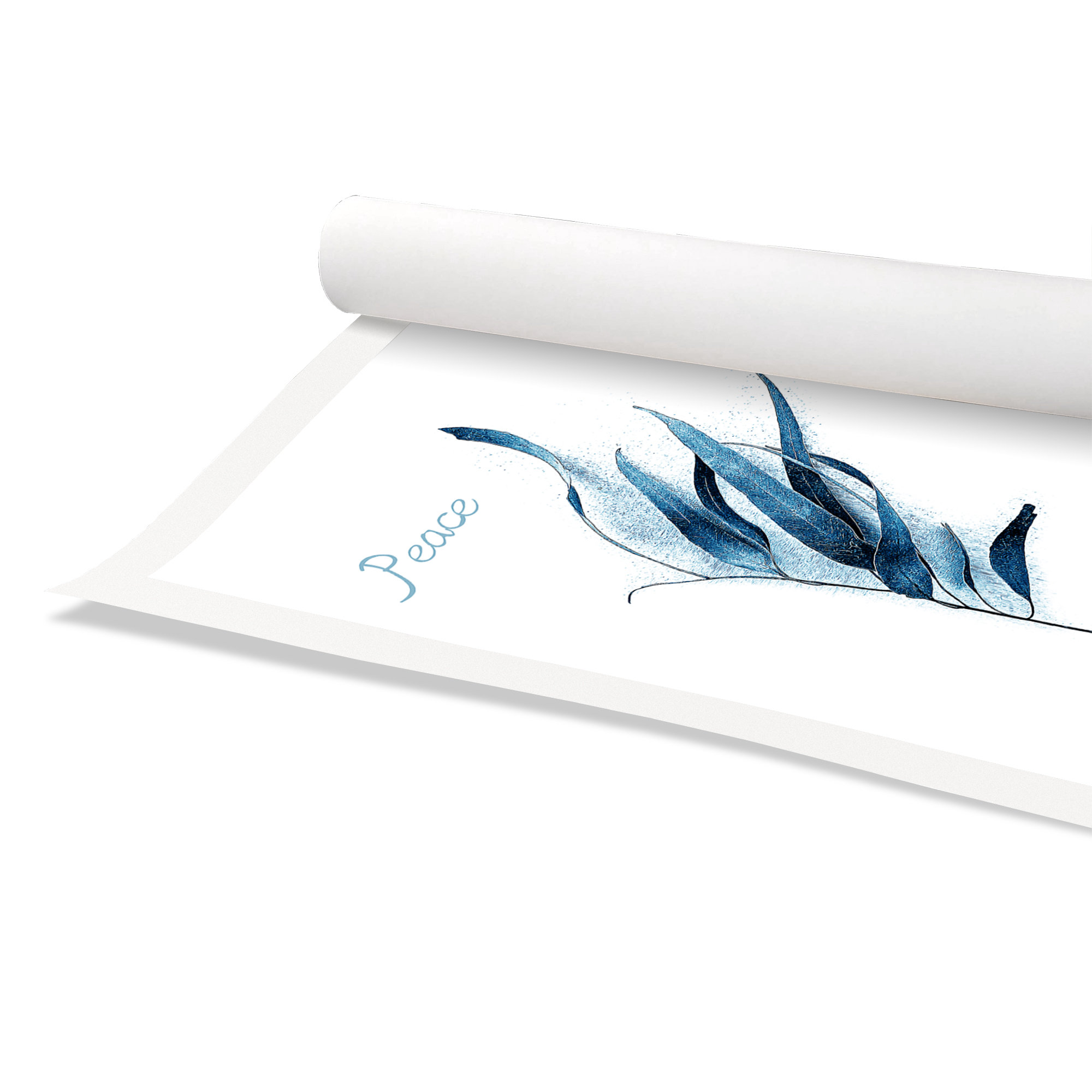 Casa Fine Arts 'Peace Ferns' - Unframed Graphic Art Print on Paper ...