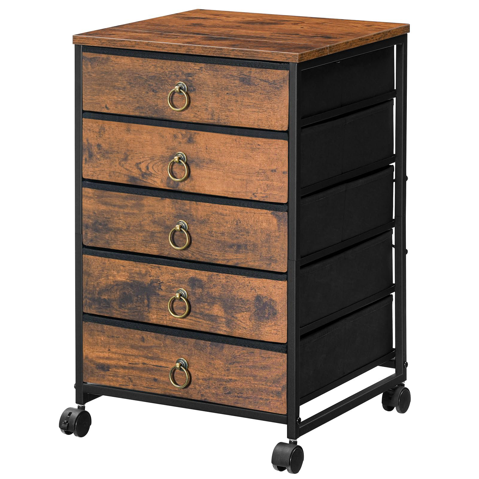 17 Stories 5-Drawer Chest,Office Cabinet with Drawers | Wayfair