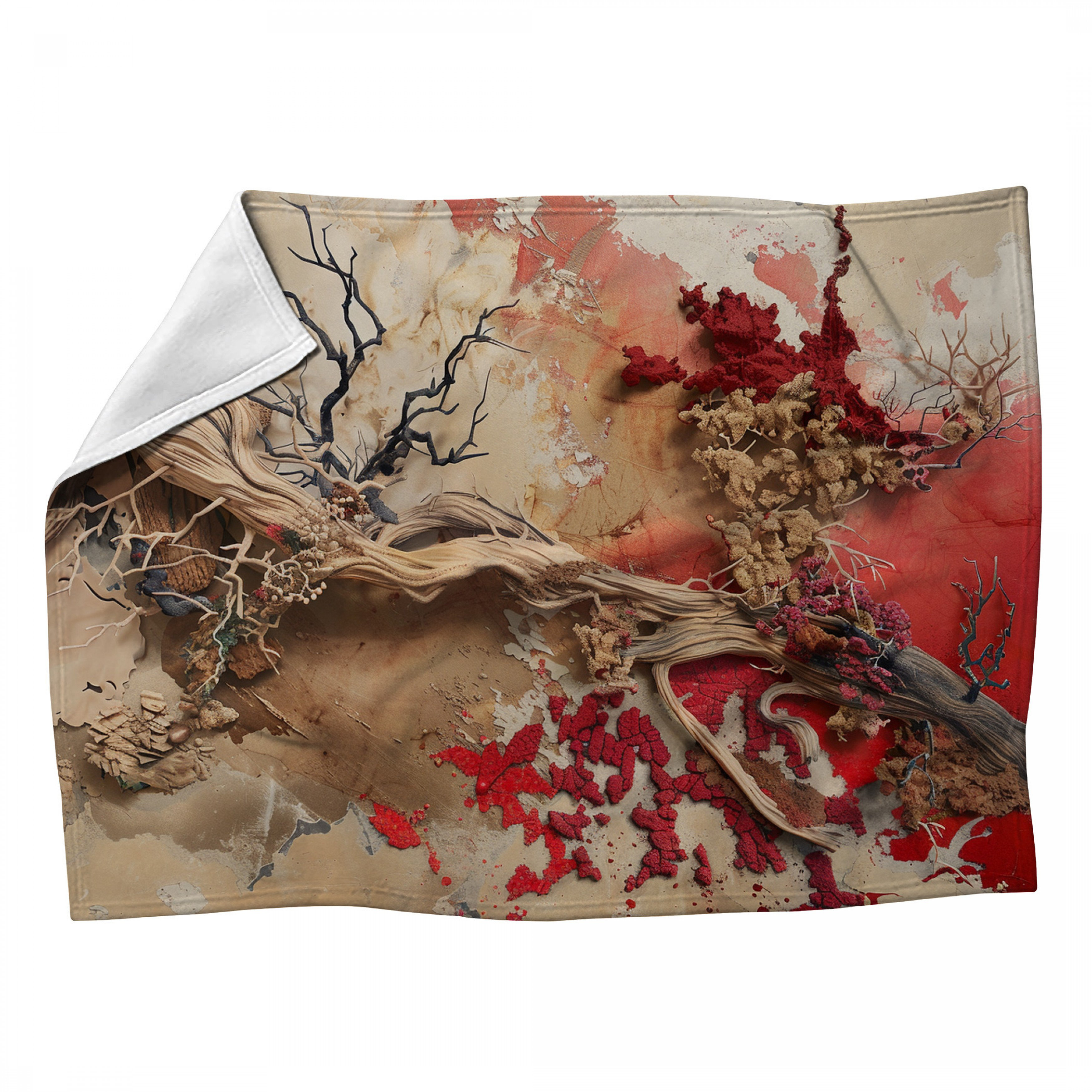 VisionDecor Landscape Fleece Throw Blanket - Nature Throws for Sofas or ...