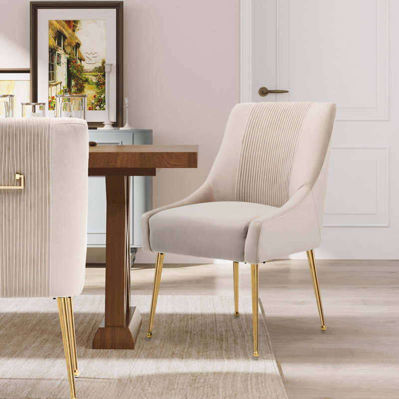 Willa Arlo™ Interiors Seymore Velvet Side Chair (set of 2) & Reviews ...