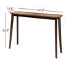 George Oliver Manrique 47.2" Solid Wood Console Table & Reviews ...