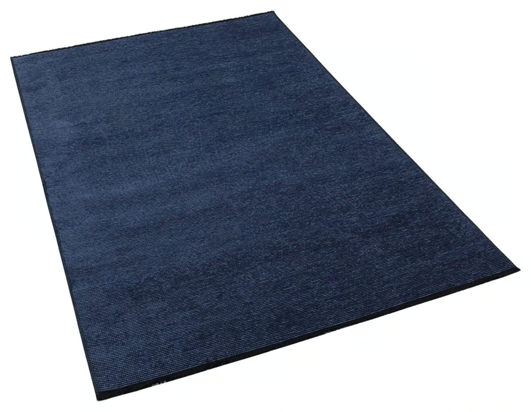 Latitude Run® Organic Antiallergic Navy Blue Color Carpet No Pattern ...