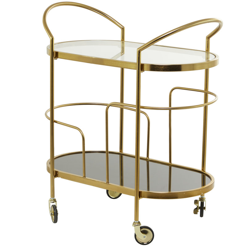 Everly Quinn Metal Bar Cart | Wayfair