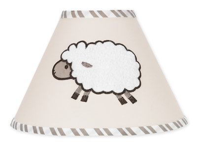 Sweet Jojo Designs Little Lamb 7" Cotton Empire Lamp Shade & Reviews ...