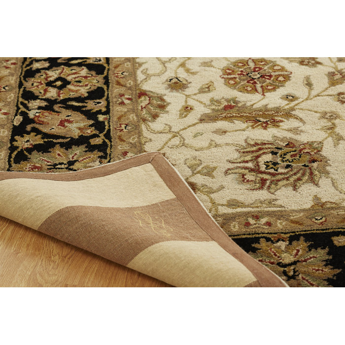 Meridian Rugmakers Hand Tufted Wool Brown/Beige Rug & Reviews | Wayfair