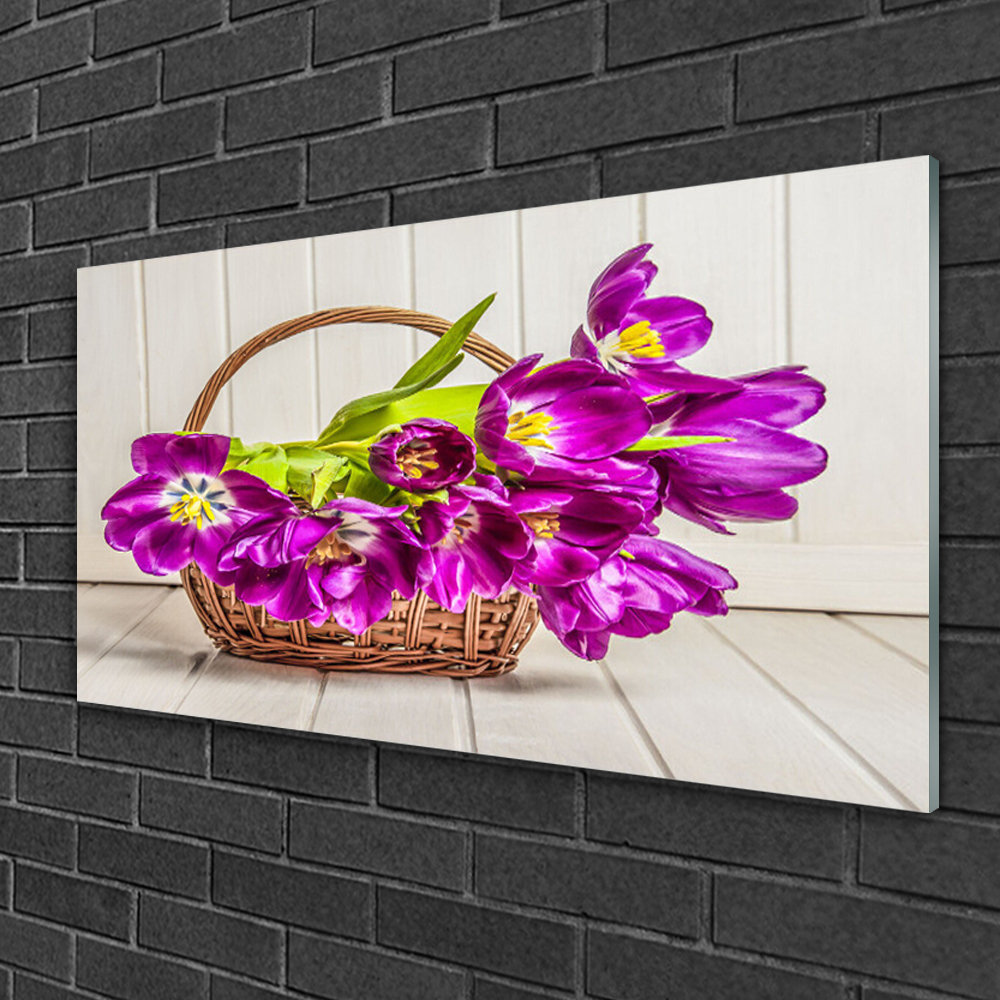 Brayden Studio Flowers Floral - Unframed Photograph on Glass | Wayfair ...