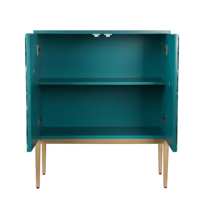 Everly Quinn Raynee Iron Accent Cabinet | Wayfair