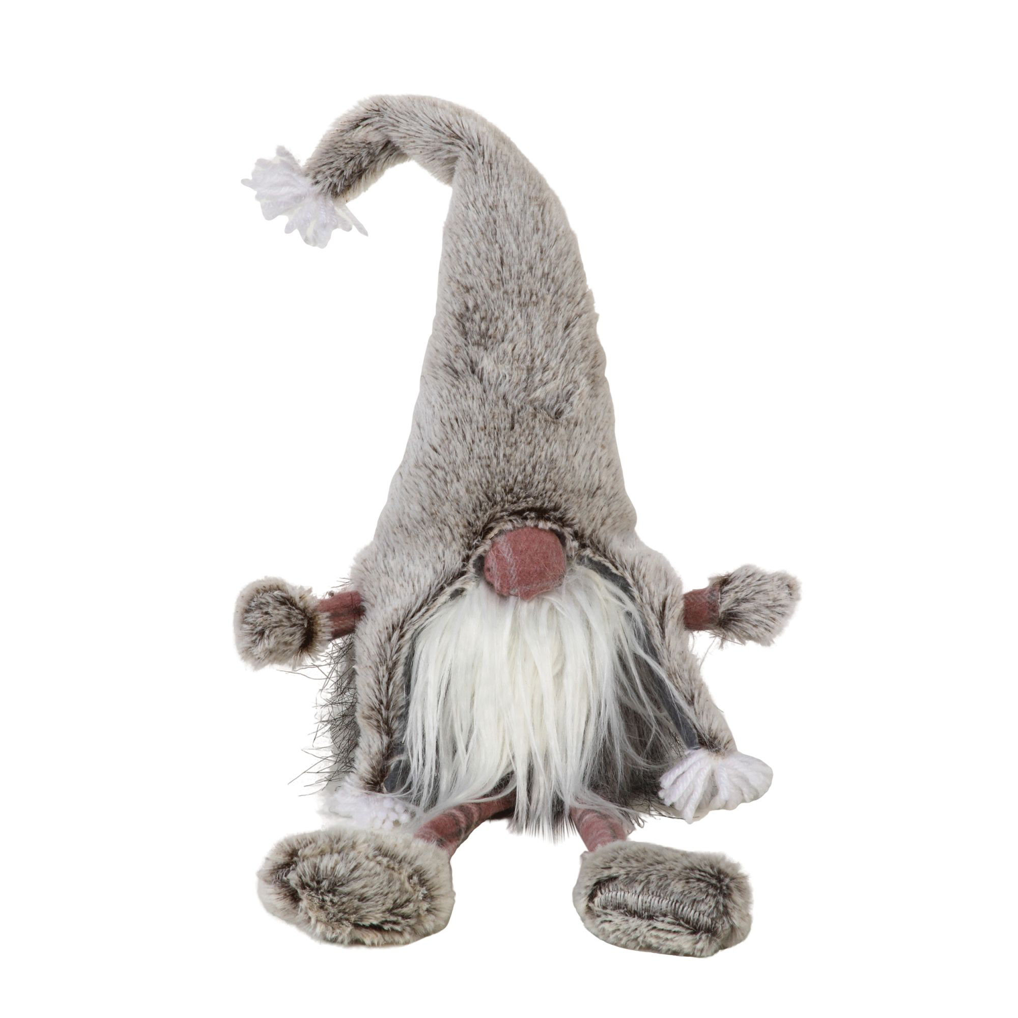 The Holiday Aisle® Small Dangle Leg Plush Pink Plaid Santa Gnome - Wayfair Canada