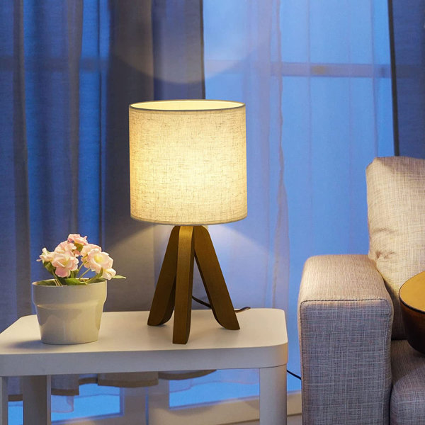 George Oliver Graycee Wood Tripod Lamp & Reviews | Wayfair