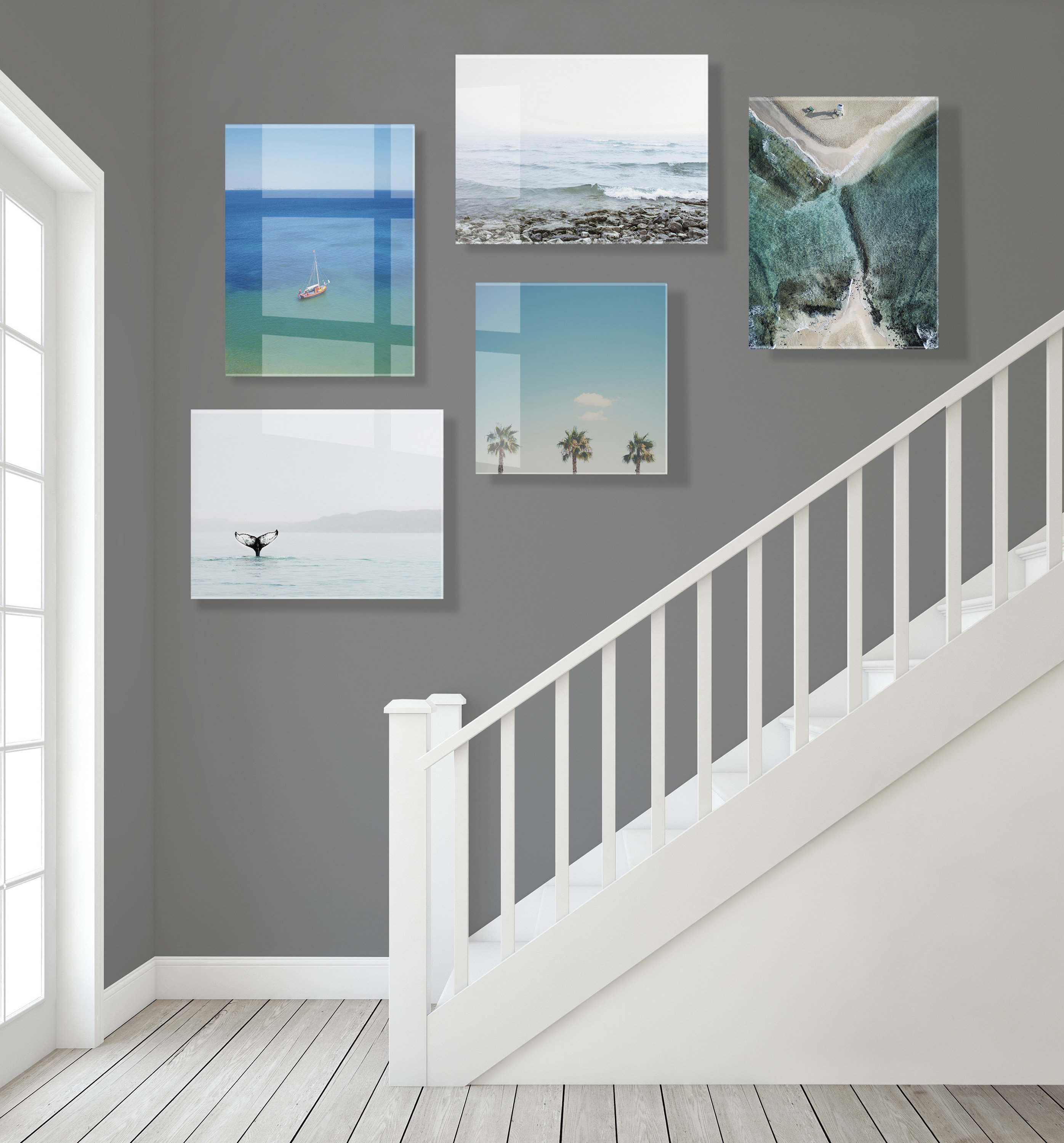 Breakwater Bay A Lagos Sail Floating Acrylic Art By Rachel Dowd 23X31 ...