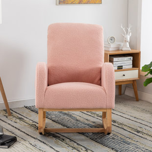 Pink Nursery Gliders, Rockers & Recliners You'll Love | Wayfair
