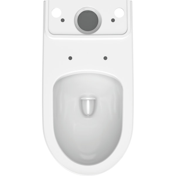 Duravit No.1 Basic Floor Mounted Toilet Bowl Single Flush | Wayfair