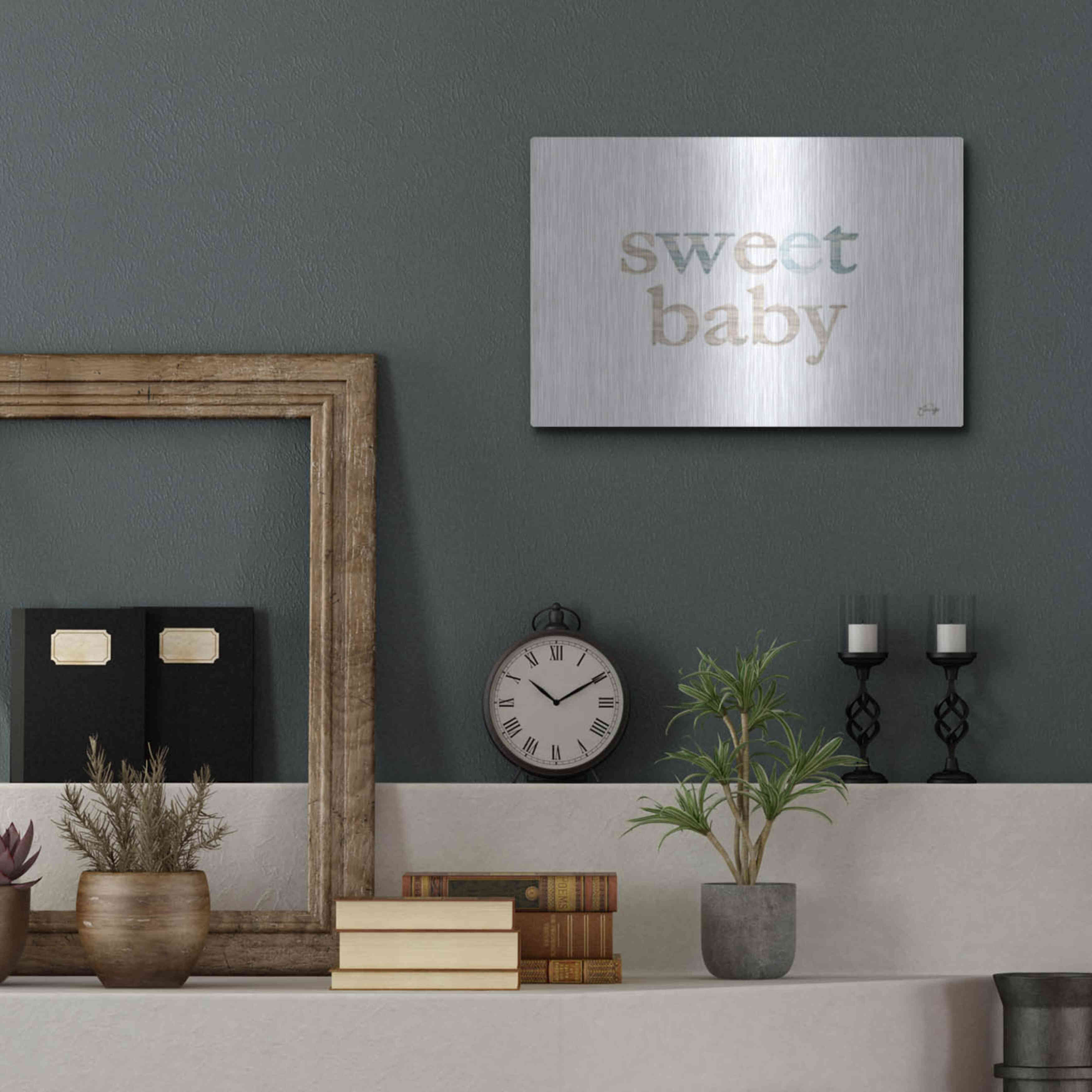 Trinx Sweet Baby' by Yass Naffas Designs, Metal Wall Art | Wayfair